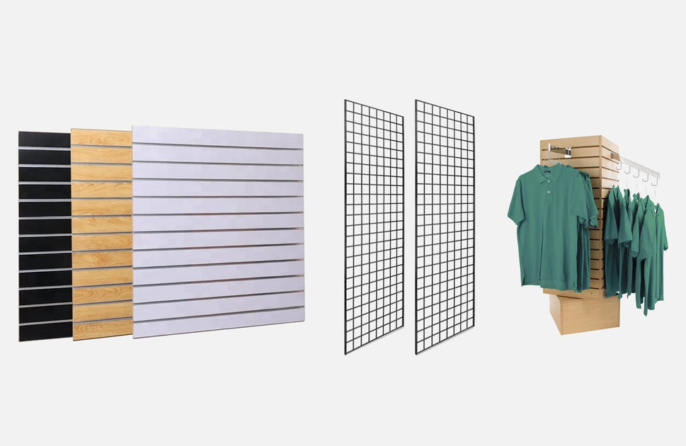 Elevate Displays with SlatWall Panels and Shelves | Displetech
