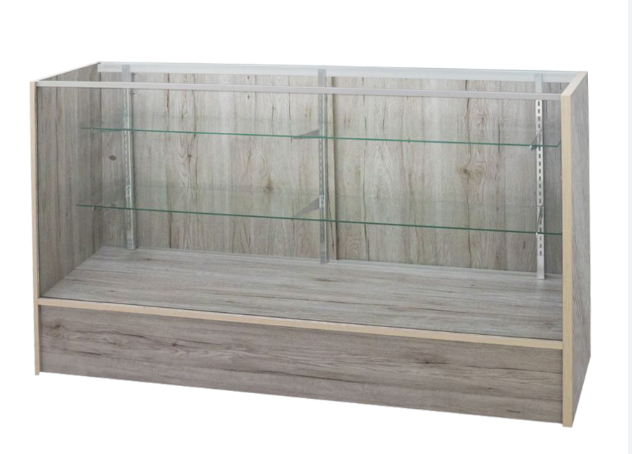 Shop FULL VISION BARNWOOD SHOWCASE 72" | Displetech