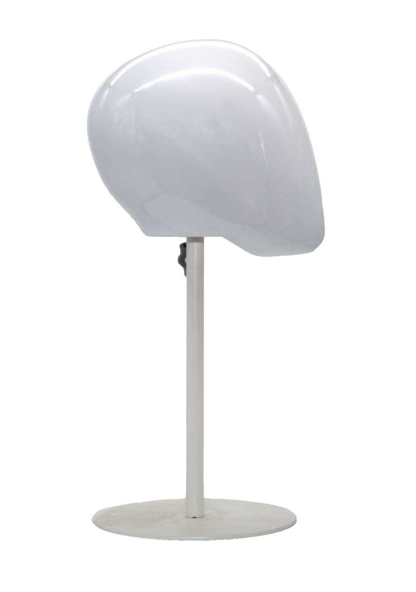 Shop GLOSSY FEMALE MANNEQUIN HEAD WHITE | Displetech