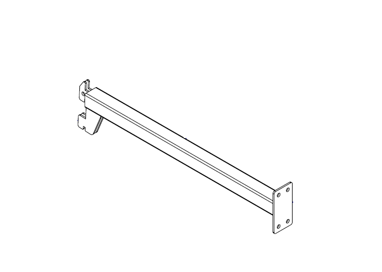 Shop Square Outrigger Wall Mount | Displetech