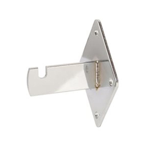 CHROME, BLACK OR WHITE WALL MOUNT BRACKET FOR GRIDWALL | Displetech